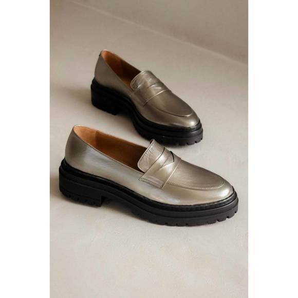 BOBBIES | Shoes | New Bobbies Womens Amalia Loafer In Cosmic Silver ...